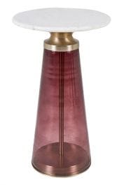 Buy Online Nebula Side Table,MULTICOLOR,GLASS | Marina Home Interiors Qatar