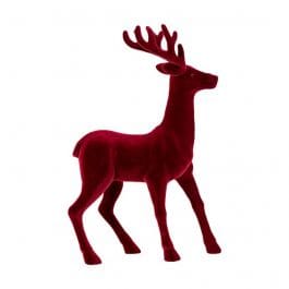 Buy Online Biche Deer,RED,GLASS | Marina Home Interiors Qatar